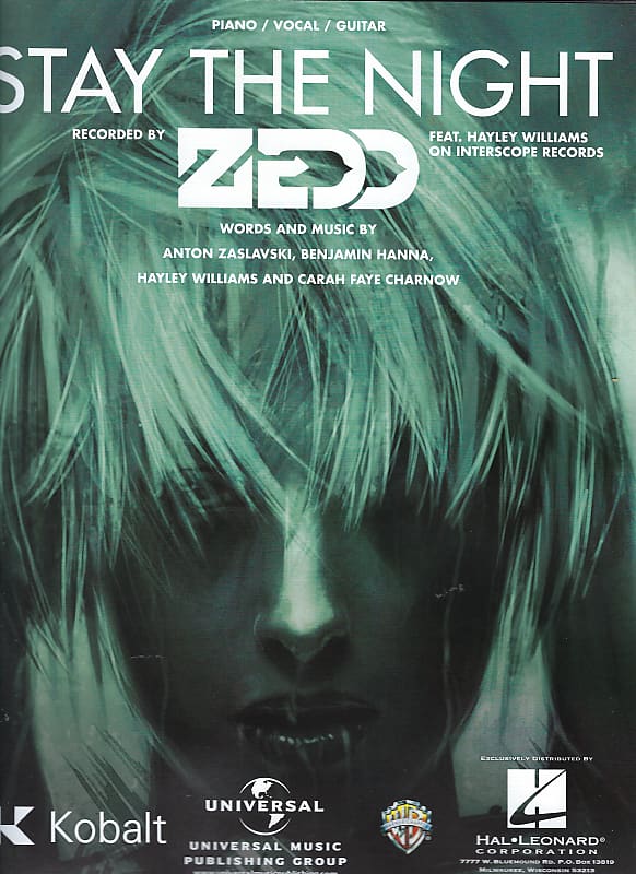 Zedd Stay the Night Sheet Music | Reverb