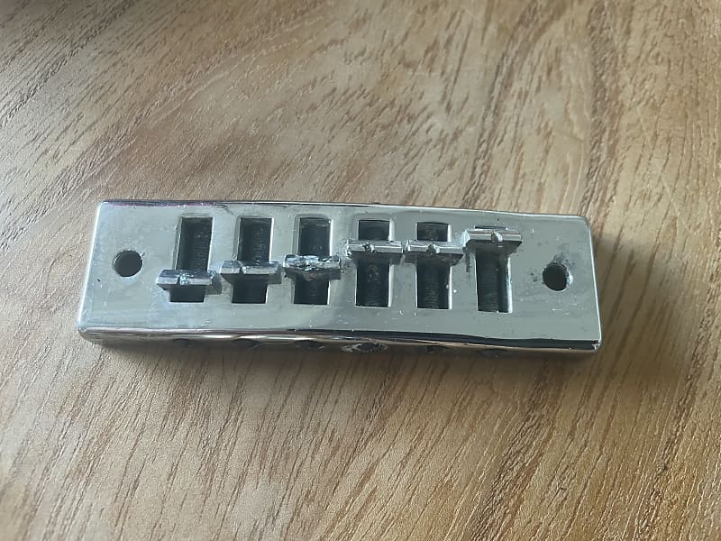 Vintage 1970s Gibson "Harmonica" wide tunamatic bridge | Reverb UK