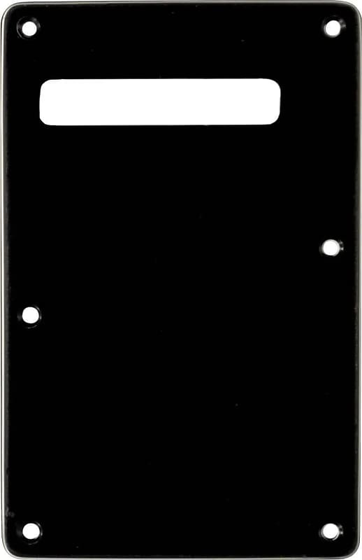 Standard Strat Backplate 3 Ply Black | Reverb