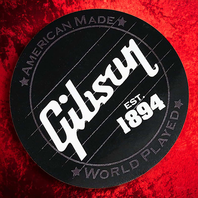 GIBSON GUITARS "AMERICAN MADE WORLD PLAYED" STICKER INSANELY | Reverb