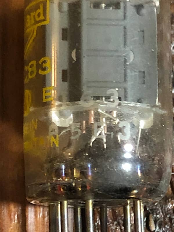 Vintage 1965 Mullard ECC83 Preamp Tube 12AX7 Valve Blackburn | Reverb