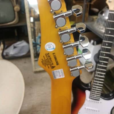 Samick Ss-50 2010s - Striped project guitar | Reverb