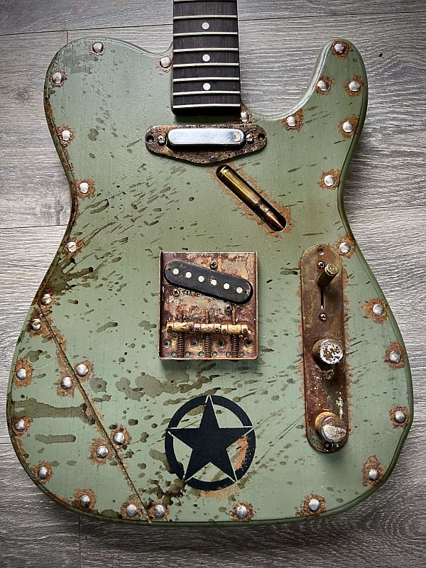 Pistols Crown Barncaster Tele GUITAR BODY ONLY PARTCASTER USA | Reverb