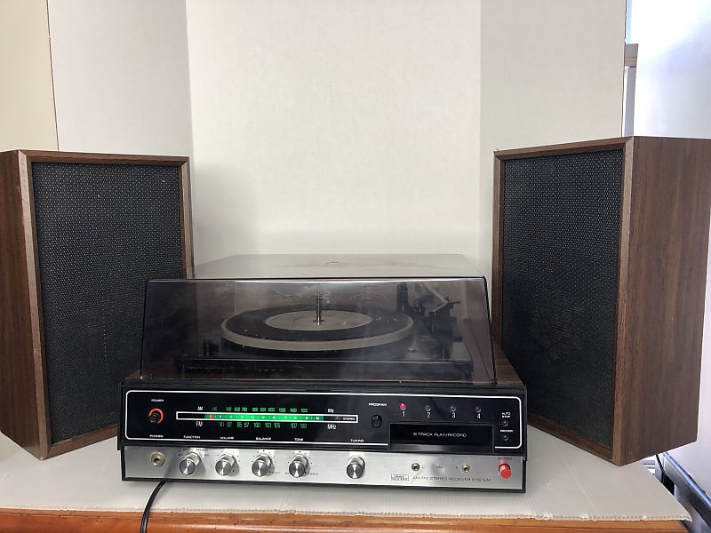 Vintage Sears AM/FM Stereo Phono/8Track System Model# | Reverb