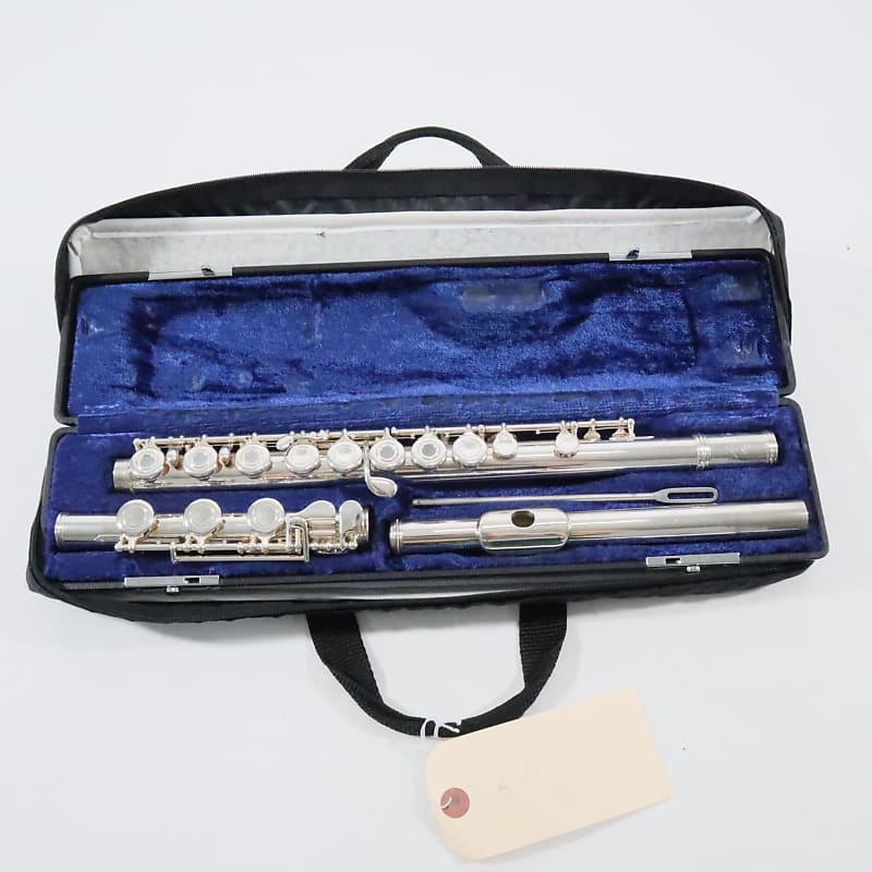 Emerson EF8B Advanced Flute Solid Silver Head, Body, B Foot | Reverb