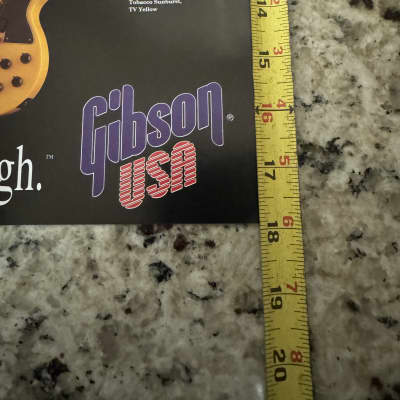 Gibson Les Paul Poster Brochure 1993 Aerosmith Joe Perry | Reverb