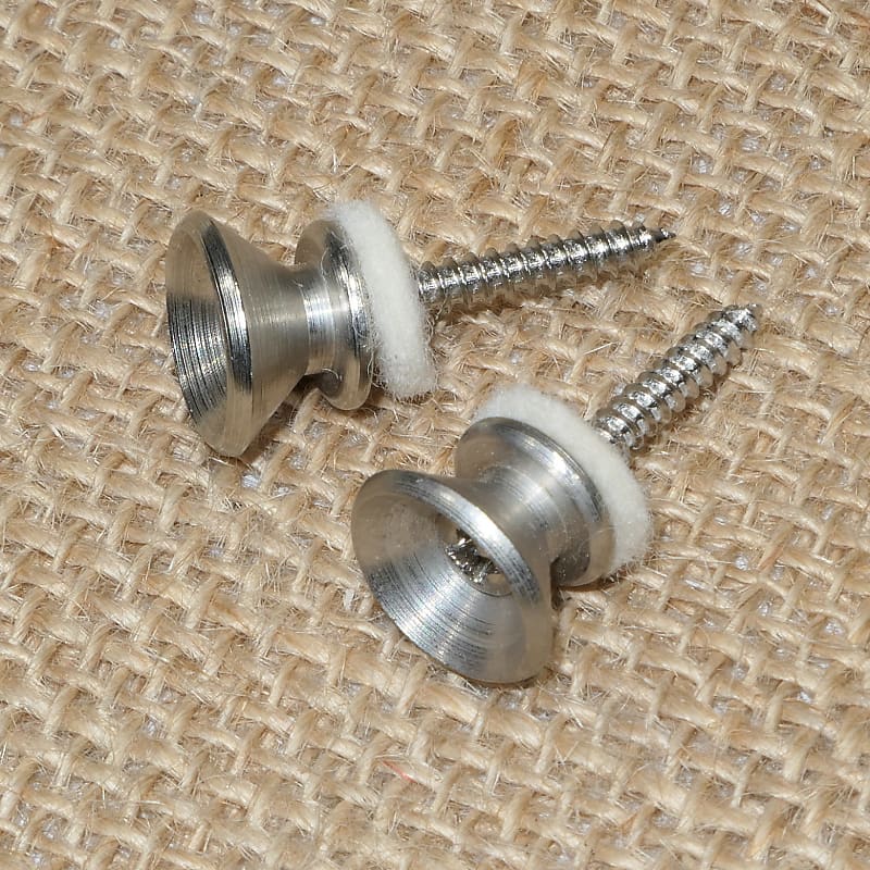 2017 Fender Stratocaster 2 Strap Buttons Chrome - Same Day | Reverb