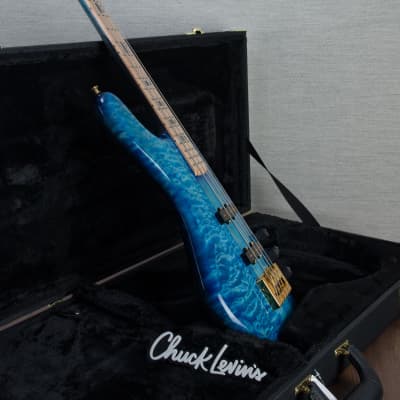 Spector USA Custom NS2 Bass Guitar - Bahama Blue - #1571 | Reverb
