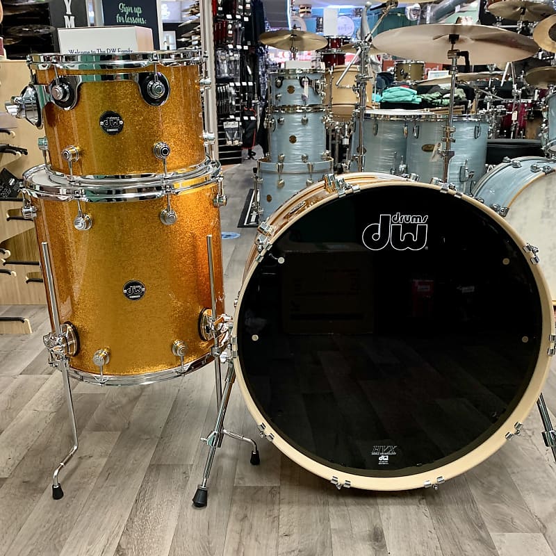 DW Performance Series 13/16/24 Gold Sparkle | Reverb