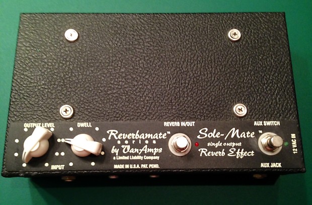 VanAmps Reverbamate Sole-Mate Reverb in Black Tolex | Reverb