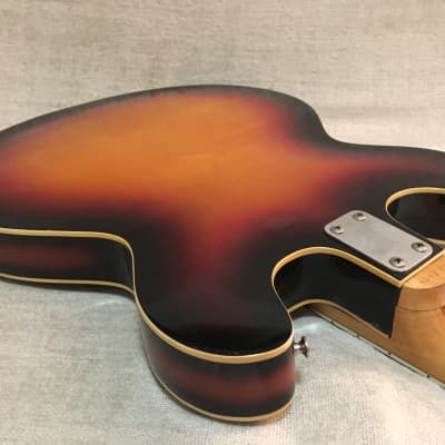 Vintage 1960's Welson DS-2T Electric Hollowbody Guitar + Case | Reverb