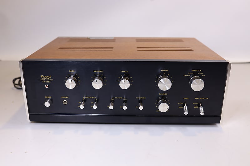 Vintage Sansui AU-555A Solid State Stereo Amplifier. | Reverb Canada