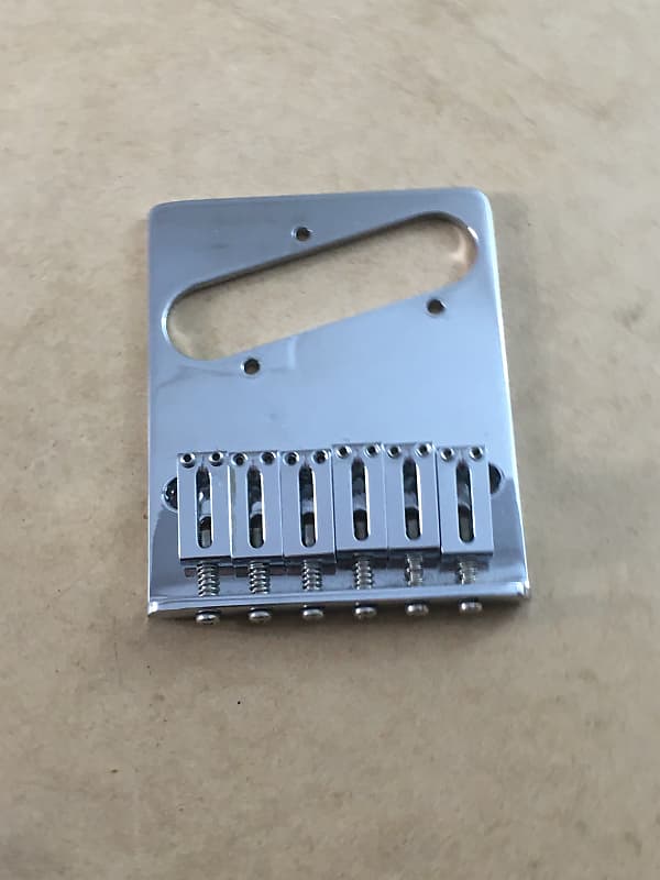 Lefty Modern FENDER Gotoh MIJ 6 Saddle Guitar Bridge Genuine | Reverb