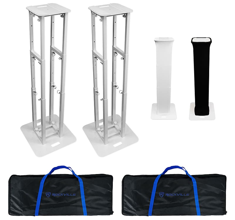 2 Rockville RTP-GO Portable Collapsible DJ Totem | Reverb