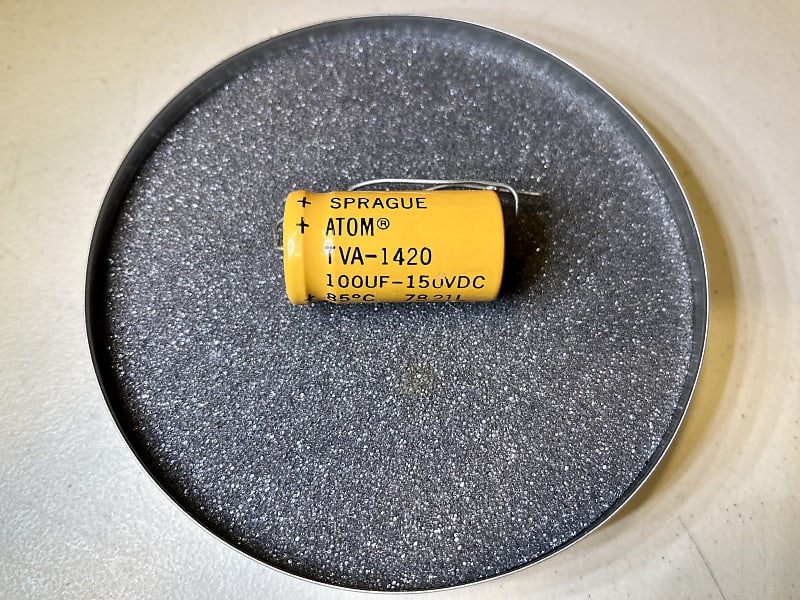 Sprague Atom 100uf TVA-1420 1978 | Reverb