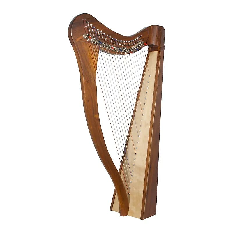 Mint Mid East HTHAC-V Roosebeck Heather Harp 22-String Chelby | Reverb