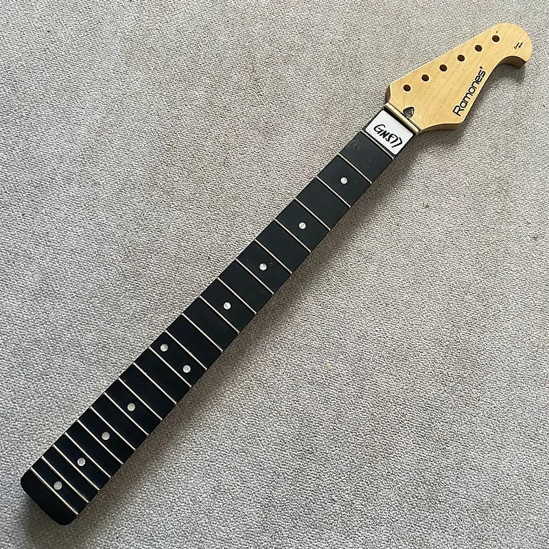 Ramones Guitar Strat Style Maple Neck, with Rosewood 21 Frets | Reverb