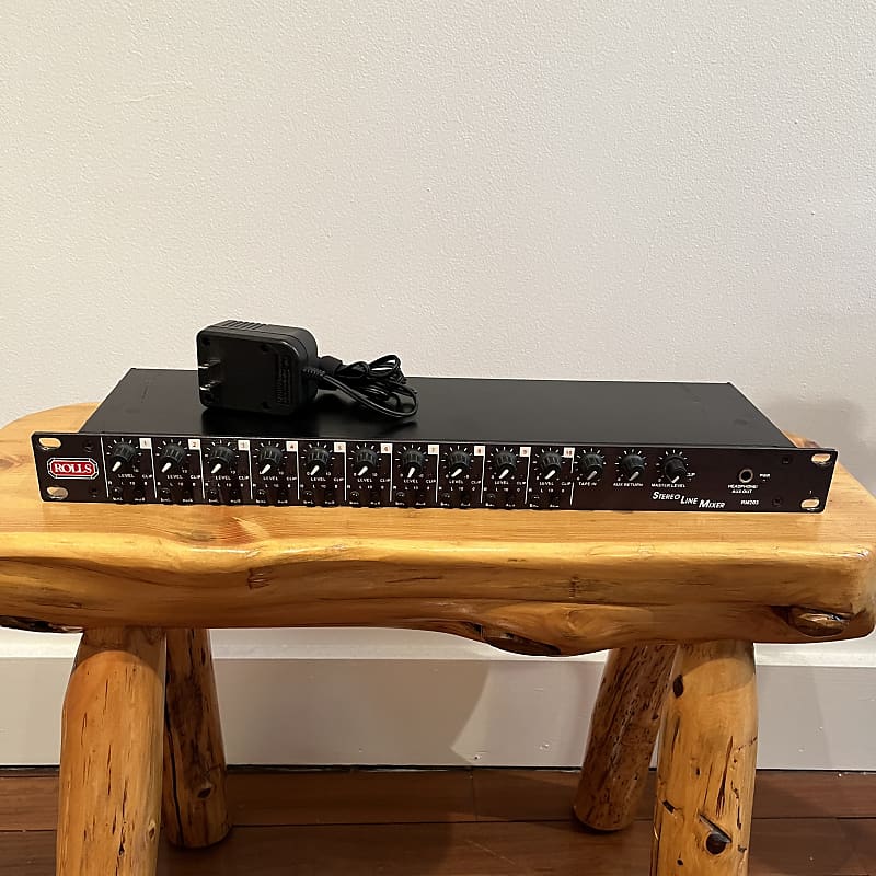 Rolls RM-203 10 Channel Stereo Line Mixer w/ Power Supply | Reverb