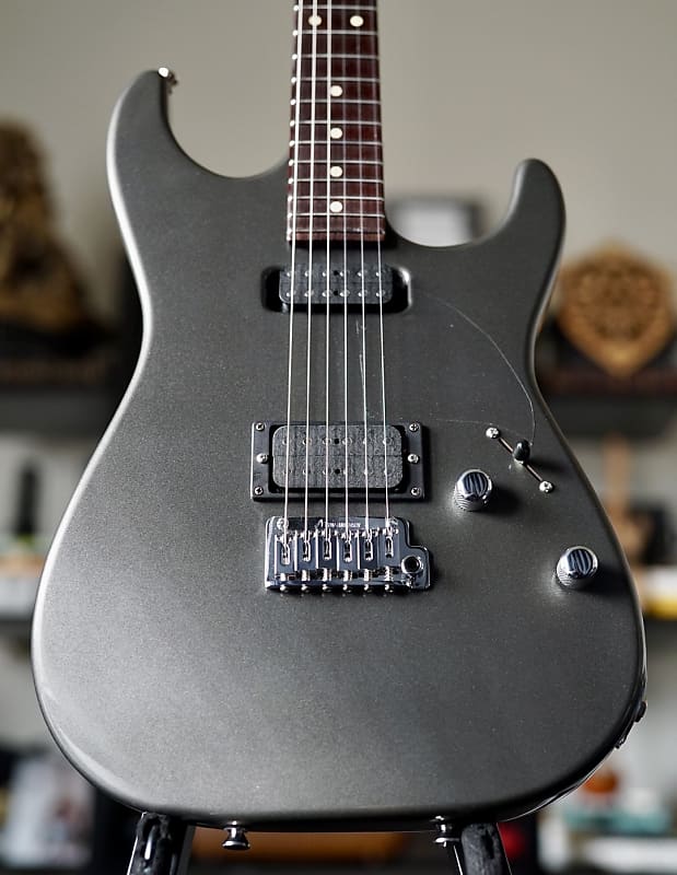 Tom Anderson Pro AM Double-Cut Metallic Charcoal Chocolate | Reverb