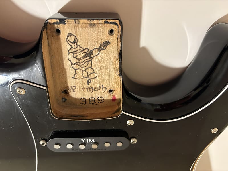 Warmoth Loaded Strat Body - Black | Reverb