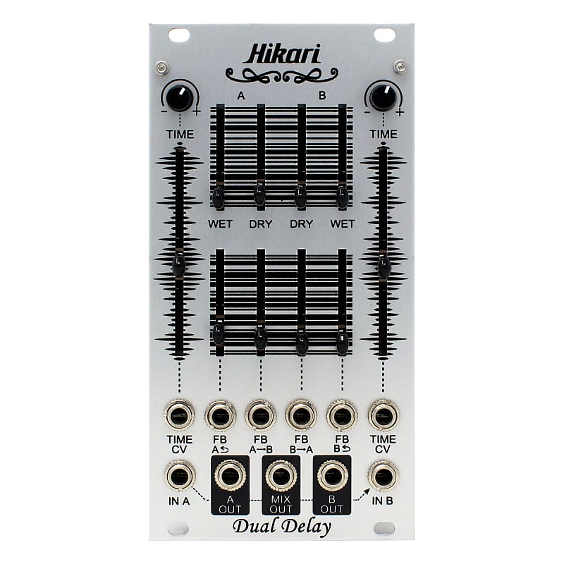 Hikari Instruments Dual Delay Eurorack Module | Reverb