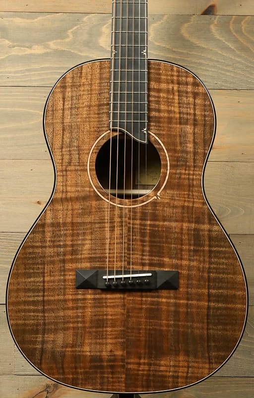 Bedell Fireside Parlor Walnut-Walnut Acoustic Guitar with | Reverb