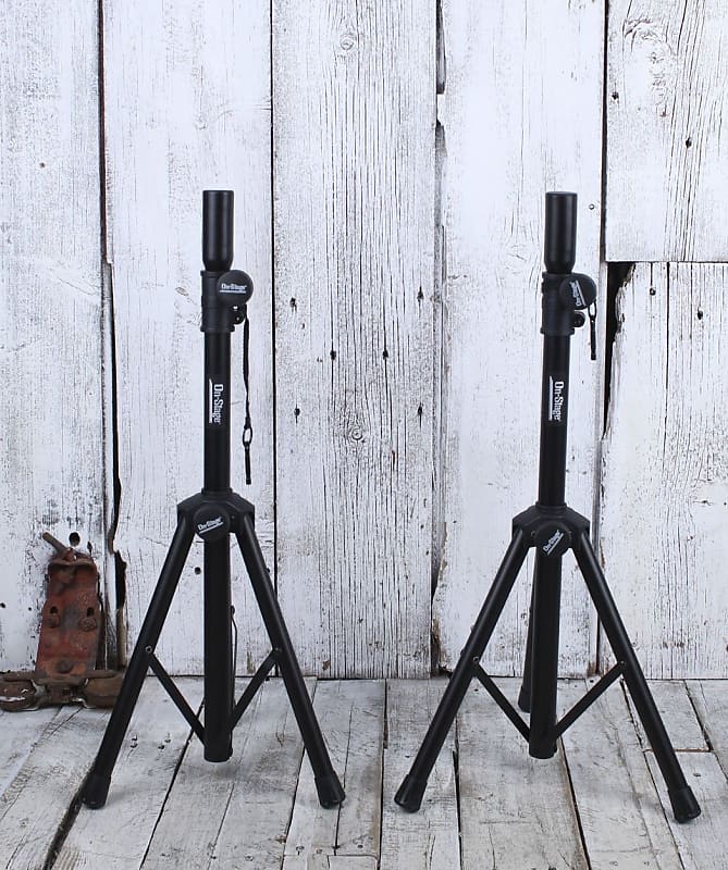 On Stage SSP7000 Mini Speaker Stand Pack Set of Two Stands | Reverb