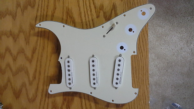 Johnson Emg loaded pick guard White | Reverb