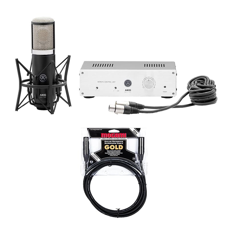 AKG P820 Dual-Capsule Tube Microphone w/ Mogami Gold XLR | Reverb