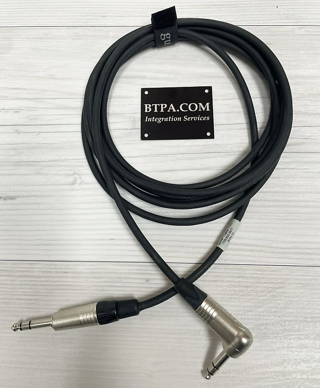 Best-Tronics Pro Audio Stereo Right Angle to Straight Cable - | Reverb