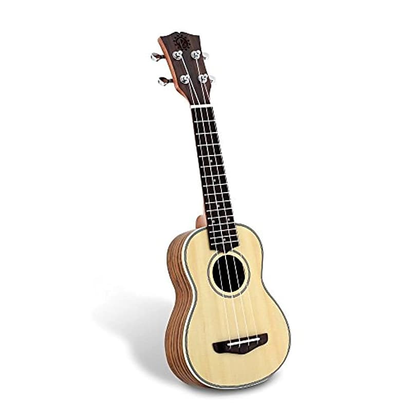 Solid Wood Spruce Soprano Ukulele - Professional Instrument | Reverb
