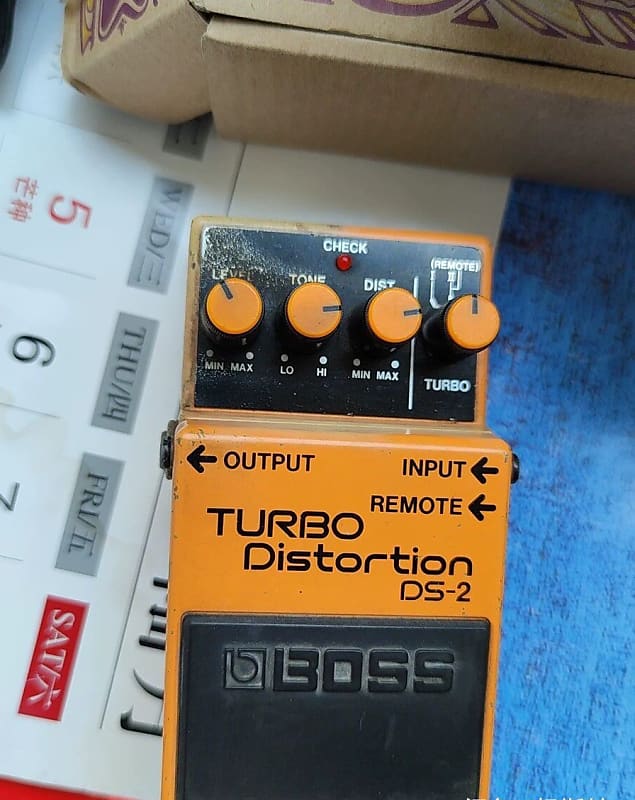 Boss DS-2 Turbo Distortion Pedal Free Shipping | Reverb
