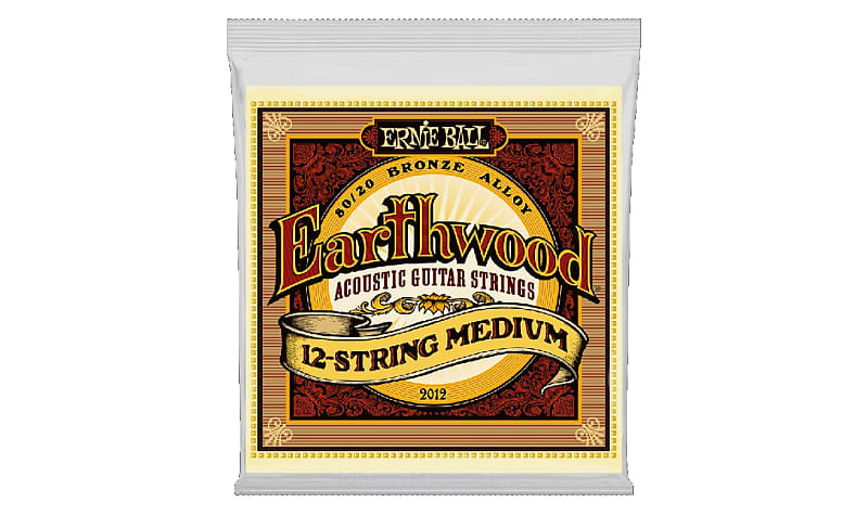 Earthwood Med 12-String 80/20 Bronze Acoustic Guitar String | Reverb