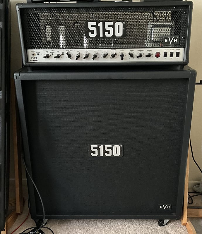 EVH Iconic 2023 half stack. Head and cabinet - Black | Reverb