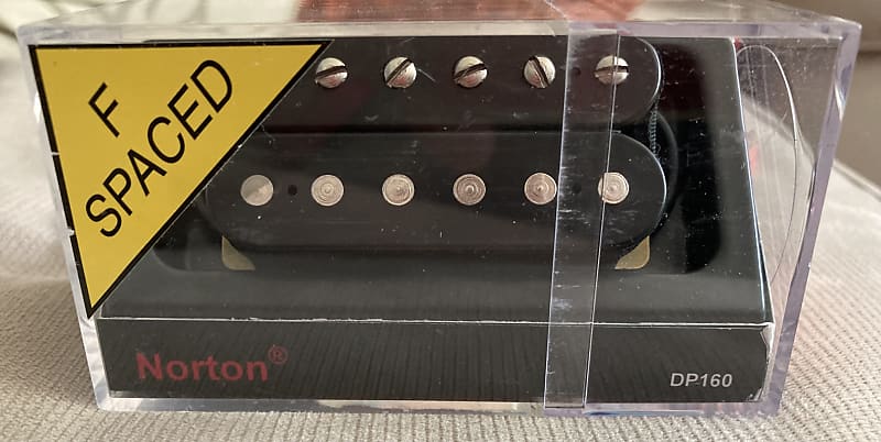 DiMarzio DP160 Norton Humbucker F-Spaced - Black | Reverb