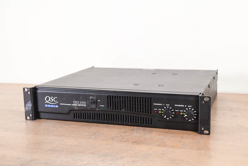 QSC RMX2450 Two-Channel Power Amplifier (church owned) | Reverb