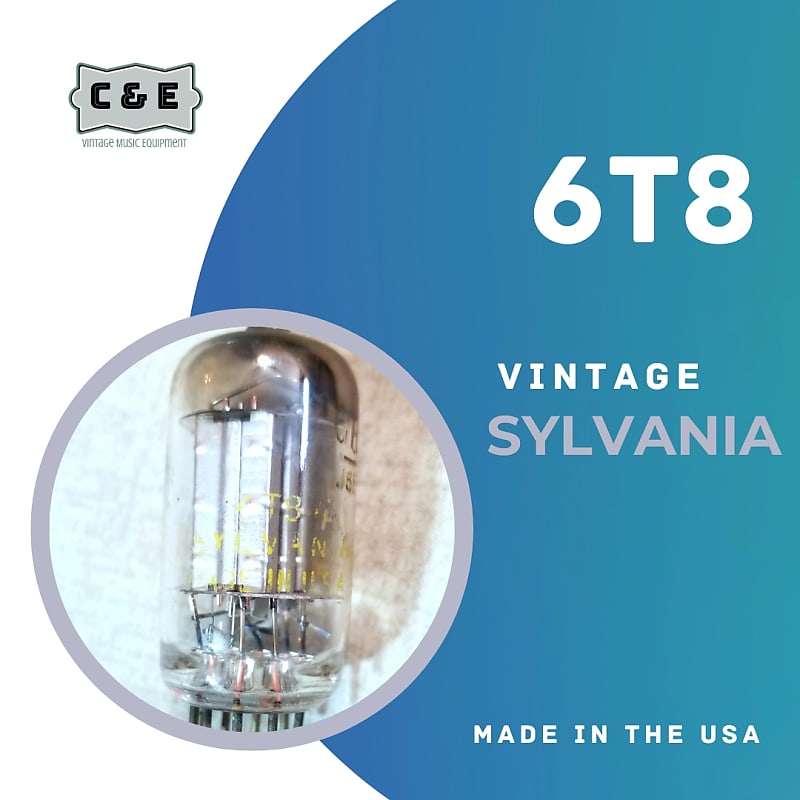 Sylvania 6T8 Vintage Vacuum Tube | Reverb