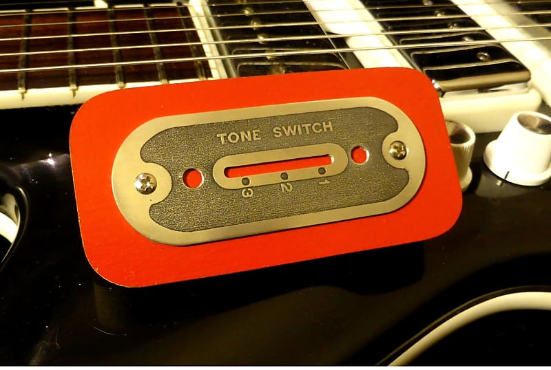 Supro Airline National guitar tone switch cover plate Repro | Reverb