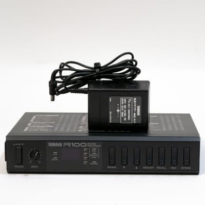 Yamaha R100 Reverb Processor Half Rack with Power Supply | Reverb