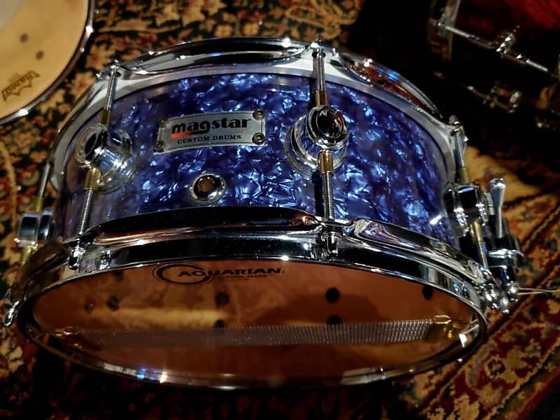 Magstar snare 13x5.5 Trick throw. Nice Shape! | Reverb