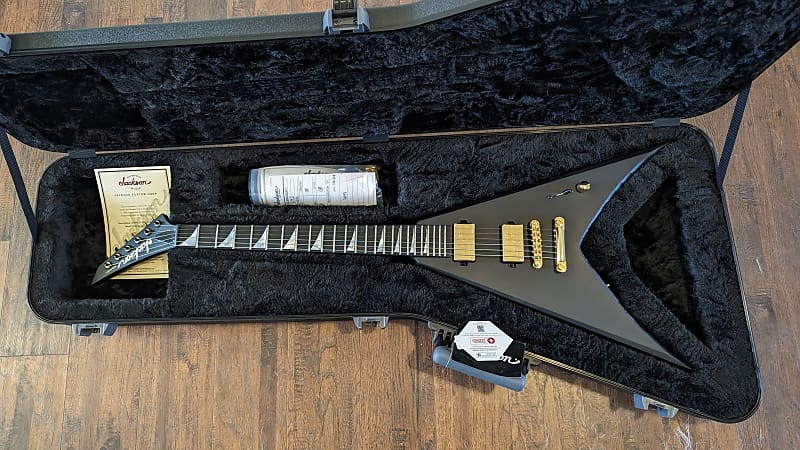 Jackson Custom Shop Limited Edition KV Satin Black | Reverb