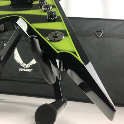 Dean Dimebag Dime Razorback Slime Green Bumblebee 6 String | Reverb