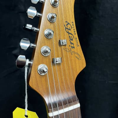 Firefly FFST Super Strat Electric Guitar - Matte Black | Reverb