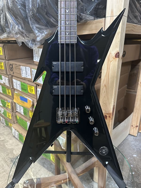 Dean Dime Razorback Bass - Classic Black #41619 | Reverb