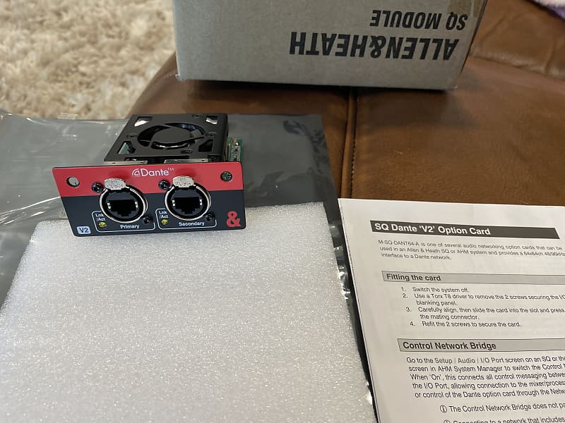 Allen & Heath Allen & Heath SQ Dante - 64X64 Channel Dante | Reverb