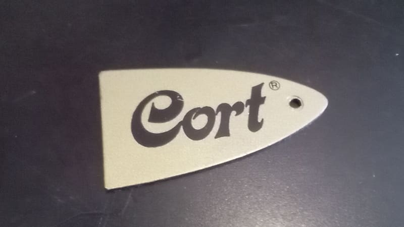 Cort Truss Rod Cover - Silver | Reverb