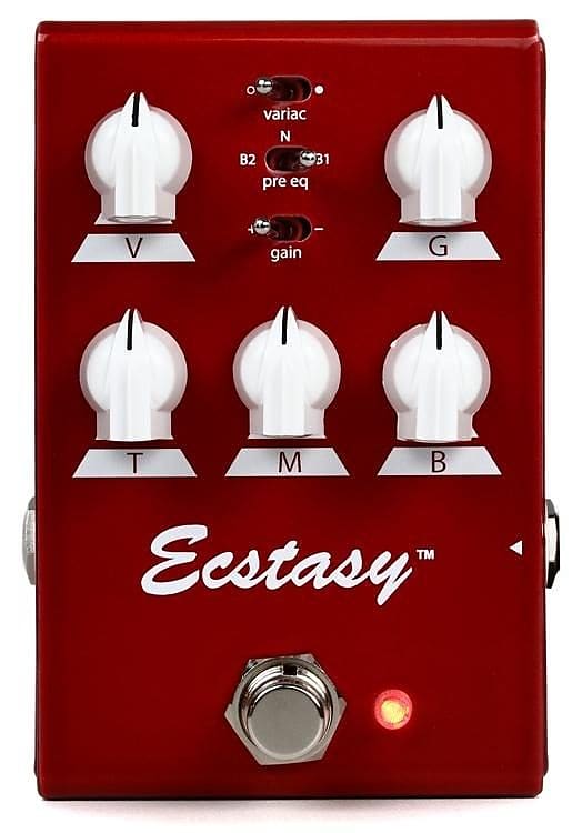 Bogner ECSTASY-RED-MINI Overdrive Based on Ecstasy Amps Red | Reverb