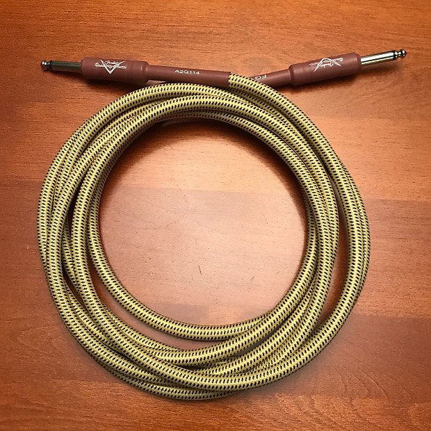 Fender Custom Shop 10' Tweed Instrument Cable | Reverb