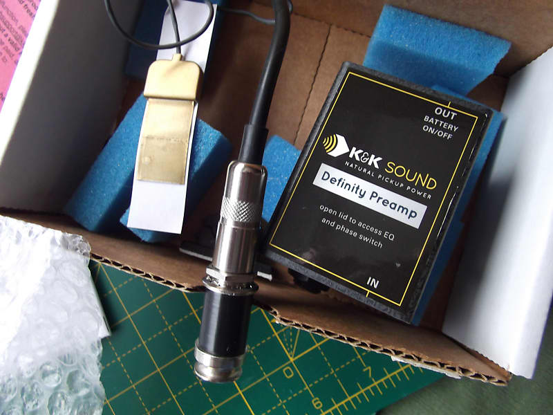 K&K Sound Definity System Floating Bridge Pickup with | Reverb