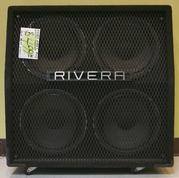 Rivera R412T-C 4x12" Stereo/Mono Cab 1990s Black | Reverb